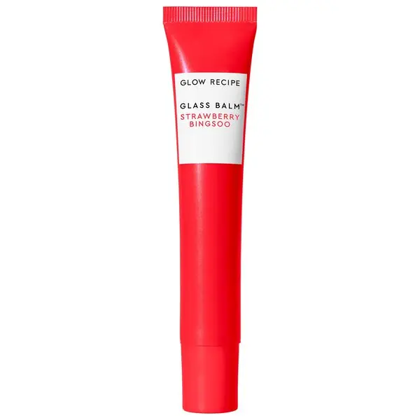 GLOW RECIPE Glass Balm Lip Treatment For Shine & Hydration - Strawberry Bingsoo