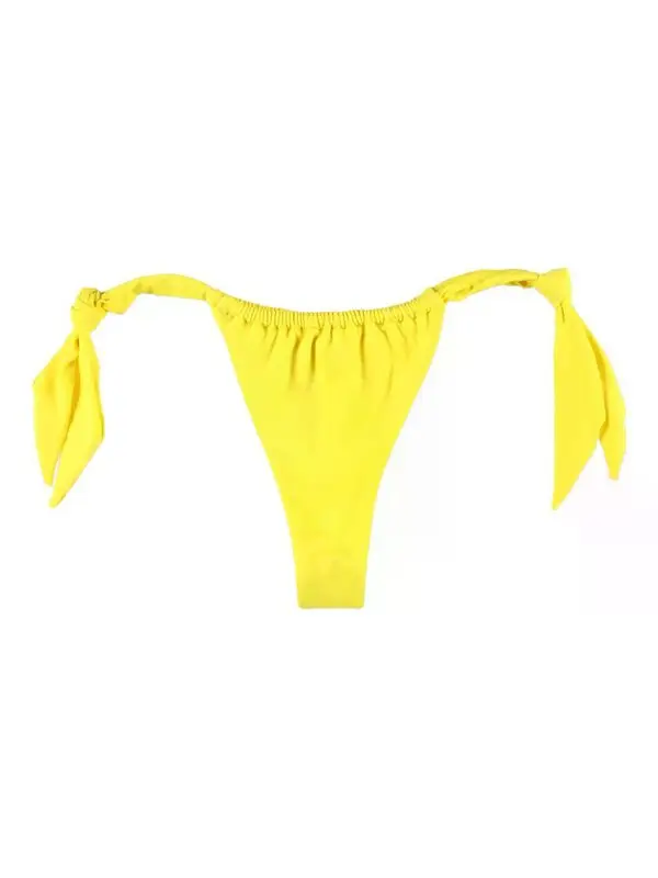 LET'S SWIM Triangle Bikini Set - Yellow