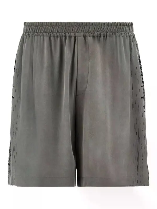 FERRAGAMO Silk Bermuda Shorts