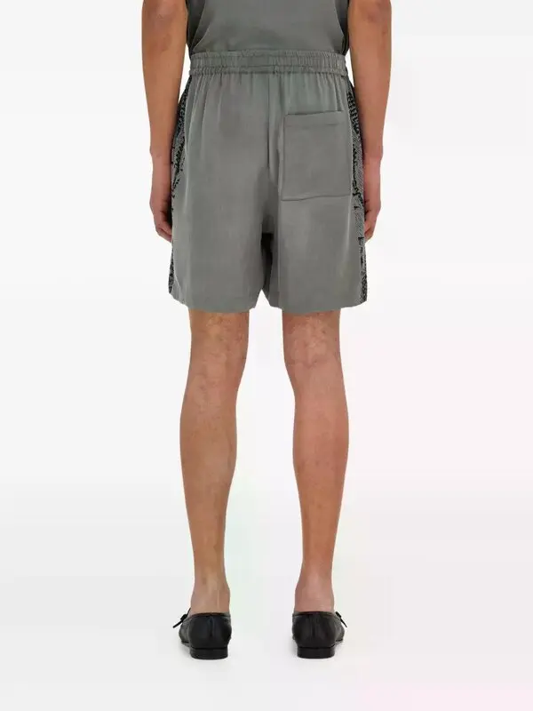FERRAGAMO Silk Bermuda Shorts
