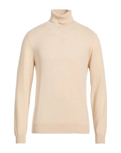 DANIELE FIESOLI Turtleneck Cashmere Sweater - Beige