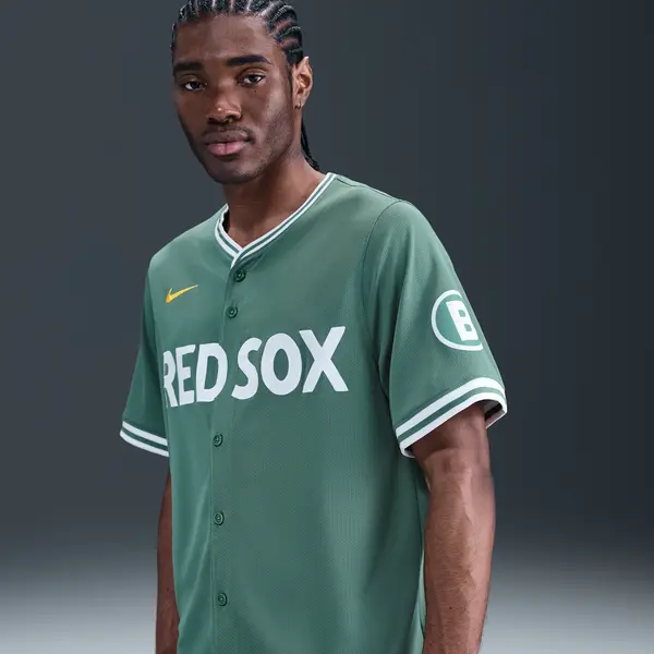 Nike Boston Red Sox City Connect Mlb Limited Jersey - Green