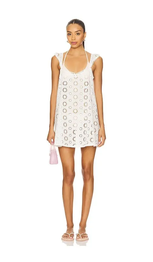Tularosa Lana Babydoll Dress - White