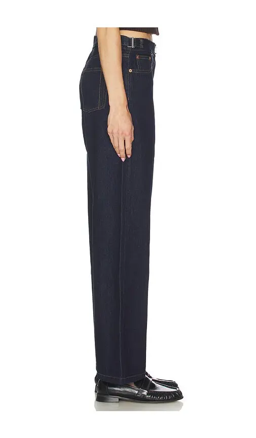 Still Here Buckle Wide Leg Jeans