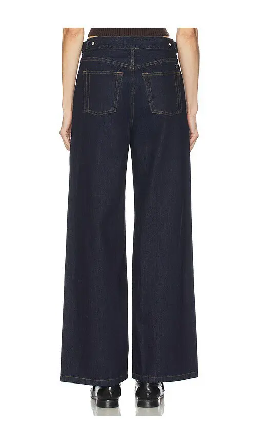 Still Here Buckle Wide Leg Jeans
