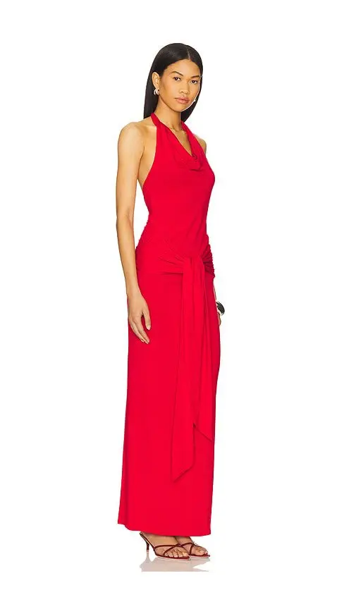 Superdown Mariza Halter Maxi Dress