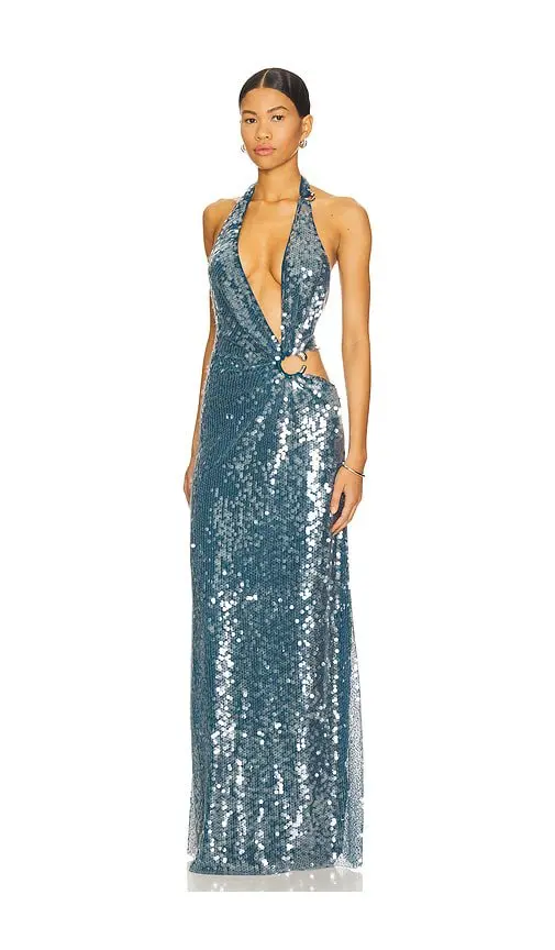 Misha Collection Sequin Devon Dress
