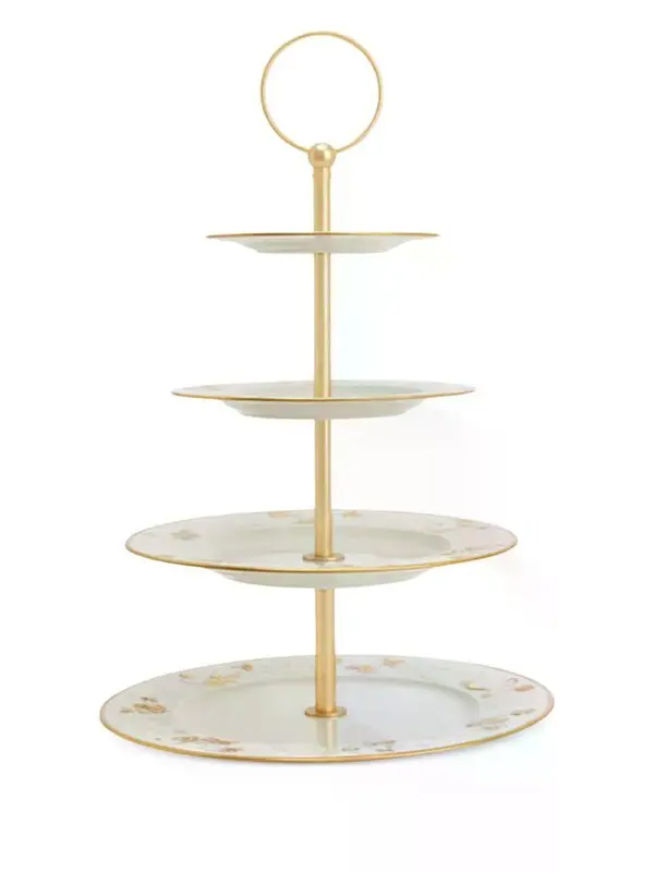 VILLARI Taormina Cake Stand - White