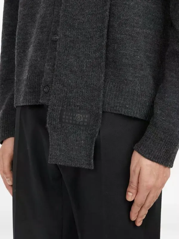 MAISON MARGIELA Virgin Wool-blend Cardigan