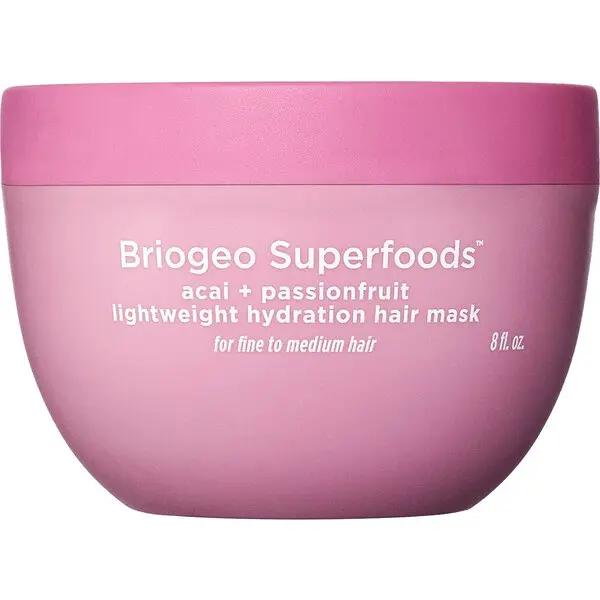 BRIOGEO Acai + Passionfruit Lightweight Hydration Hair Mask - No Color