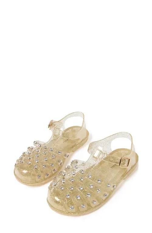 LOEFFLER RANDALL Studded Jelly Sandals - Champagne