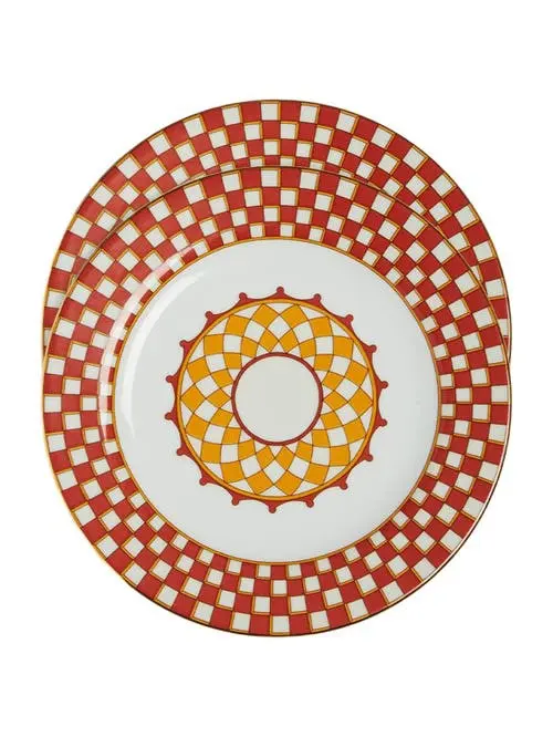 La DoubleJ Dessert Plates Set Of 2 - Apollo Mattone