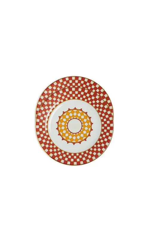 La DoubleJ Dessert Plates Set Of 2 - Apollo Mattone