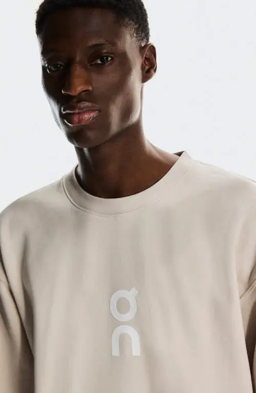On Club Crewneck Cotton Blend Sweatshirt