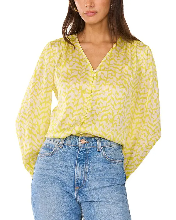 Vince Camuto Double Button Top