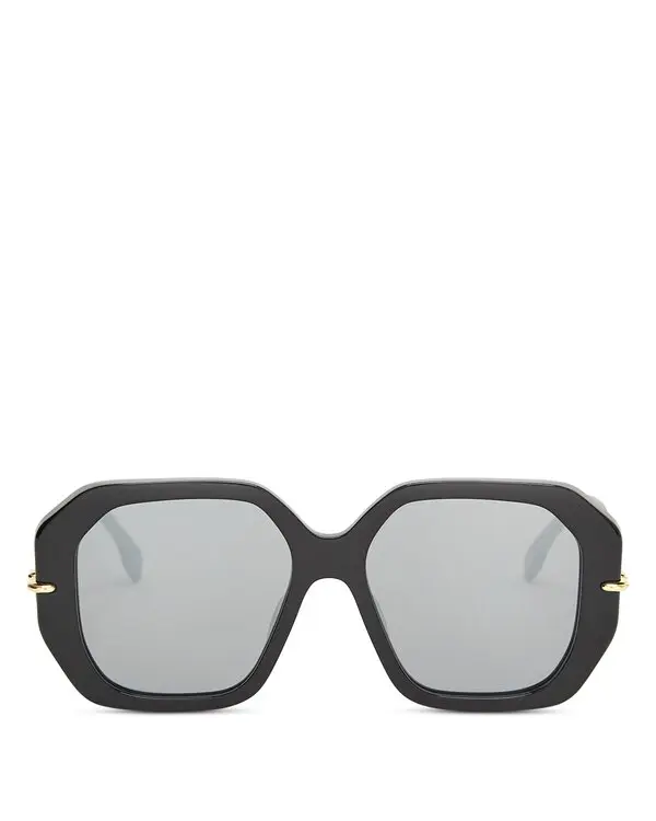 Fendi Selleria Square Sunglasses, 54mm