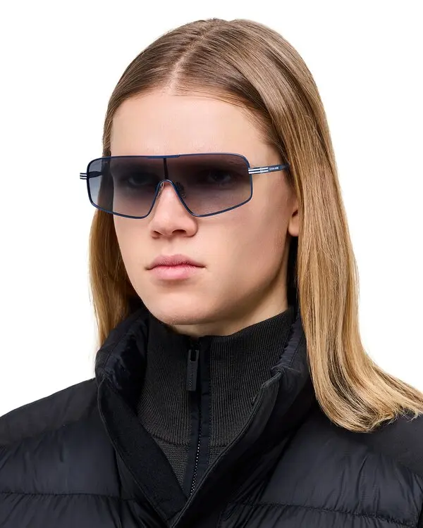 Canada Goose Shield Sunglasses, 58mm - Matte Blue