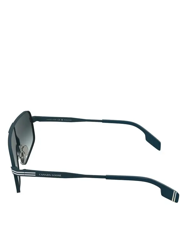 Canada Goose Shield Sunglasses, 58mm - Matte Blue
