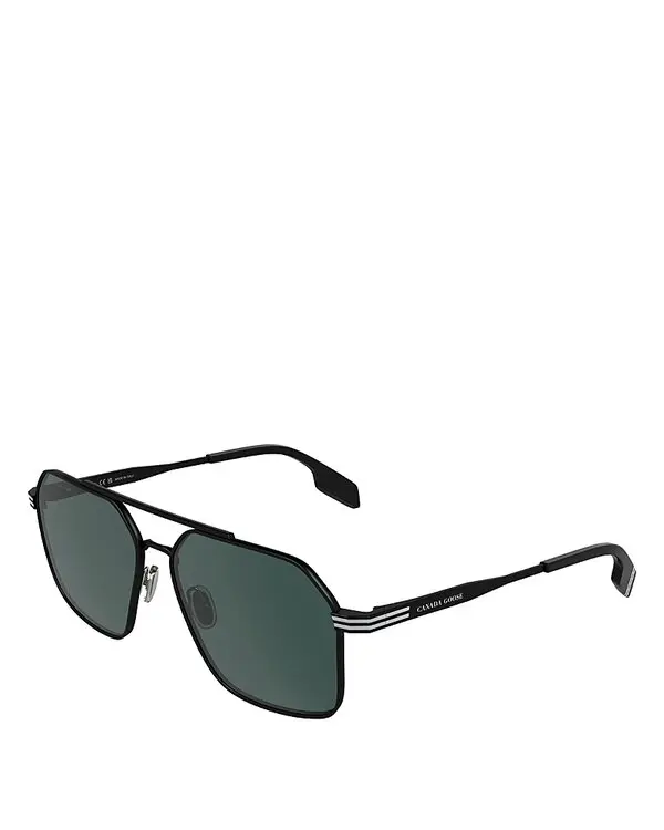 Canada Goose Aviator Sunglasses 61mm - Matte Black