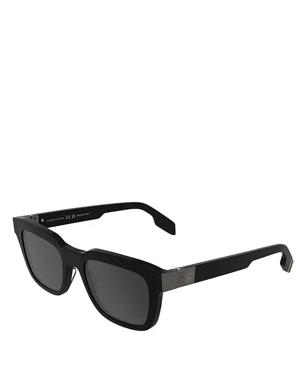 Canada Goose 52mm Square Frame Sunglasses - Black