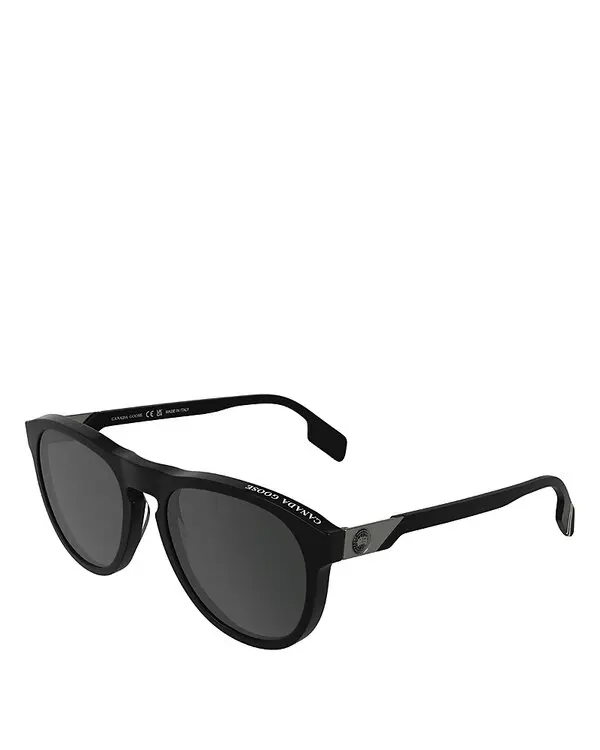Canada Goose Round Frame Sunglasses - Black