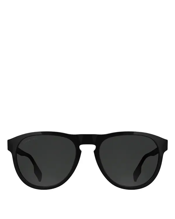 Canada Goose Round Frame Sunglasses - Black