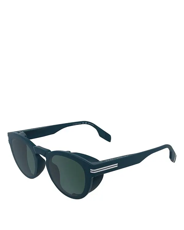 Canada Goose Round Sunglasses, 51mm - Matte Blue