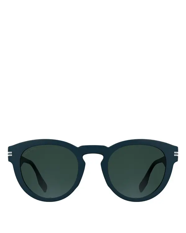 Canada Goose Round Sunglasses, 51mm - Matte Blue