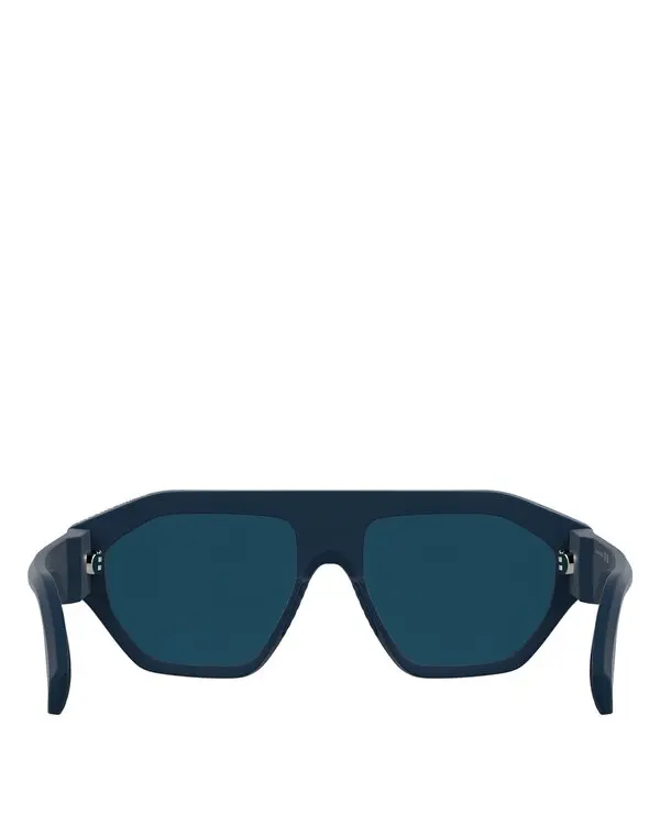 Canada Goose Shield Sunglasses 58mm - Matte Blue