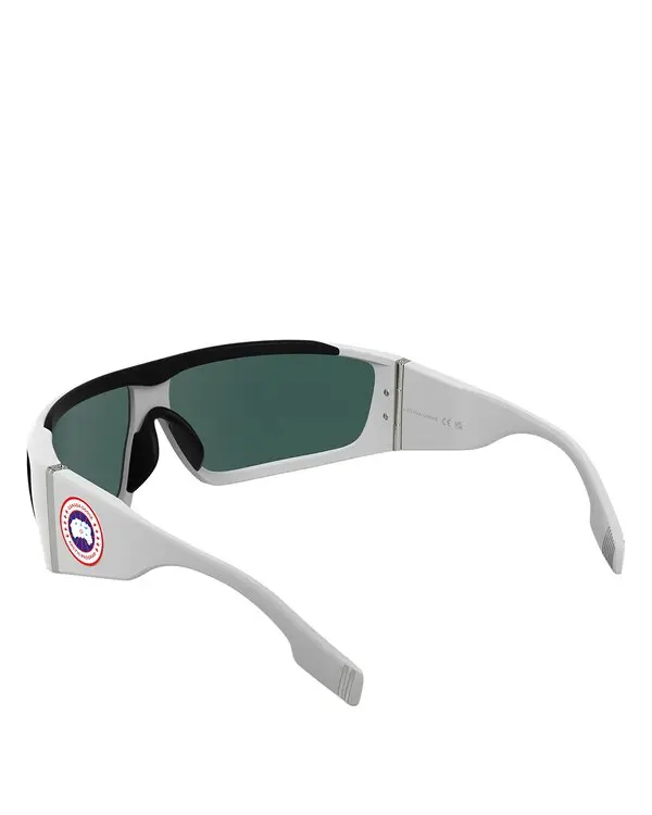 Canada Goose 76mm Shield Sunglasses - Matte White