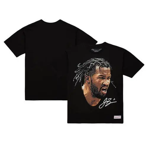 Mitchell & Ness Jalen Brunson Real Big Face Player T-shirt - Black
