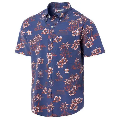 Reyn Spooner Houston Astros Kekai Performance Button-up Top