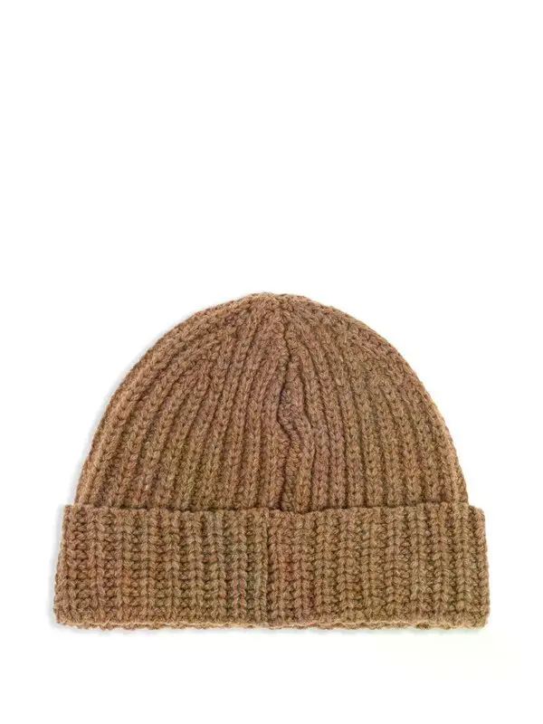 Marni Virgin Wool Beanie - Brown