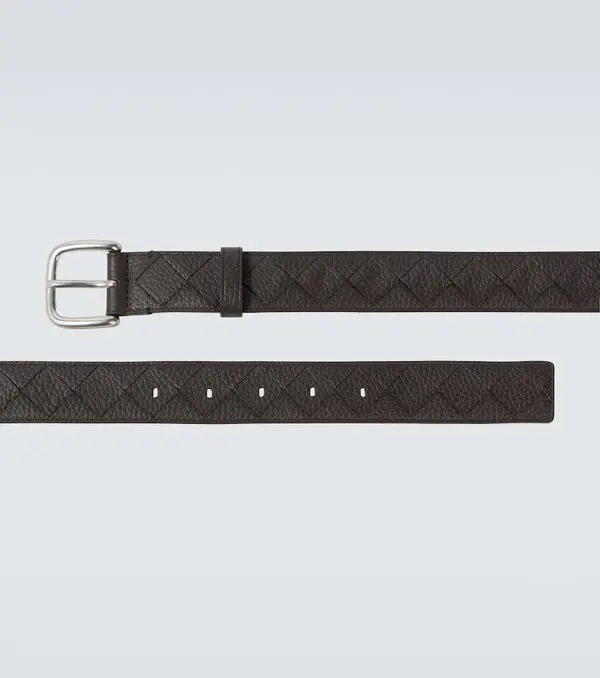 Bottega Veneta Intrecciato Leather Belt
