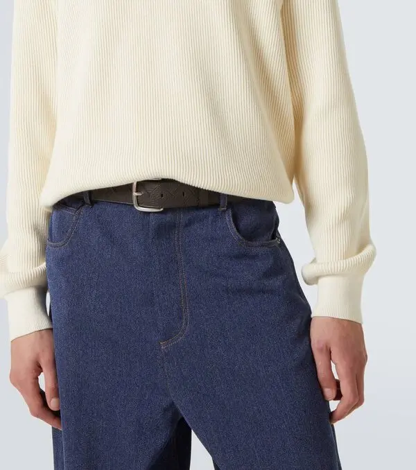 Bottega Veneta Intrecciato Leather Belt