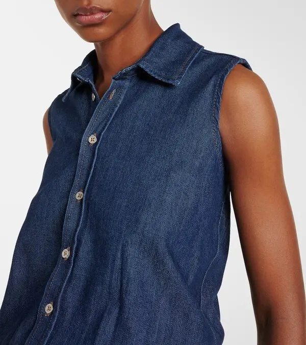 7 For All Mankind Denim Jumpsuit