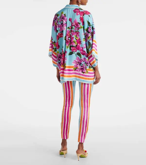 Dolce & Gabbana Printed Silk-blend Shirt