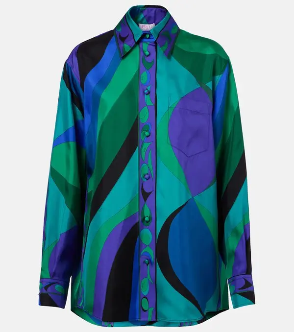 Emilio Pucci Pesci Silk Shirt
