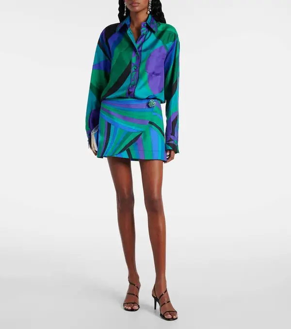 Emilio Pucci Pesci Silk Shirt
