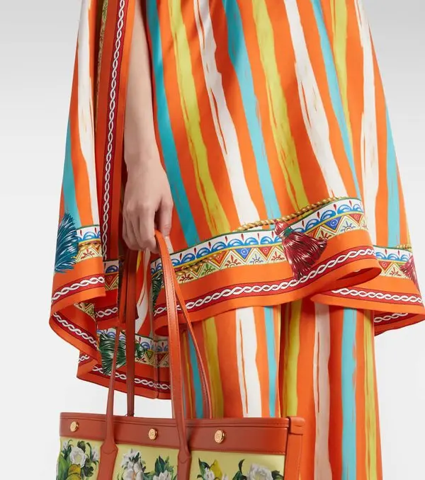 Dolce & Gabbana Oversized Striped Silk Shirt