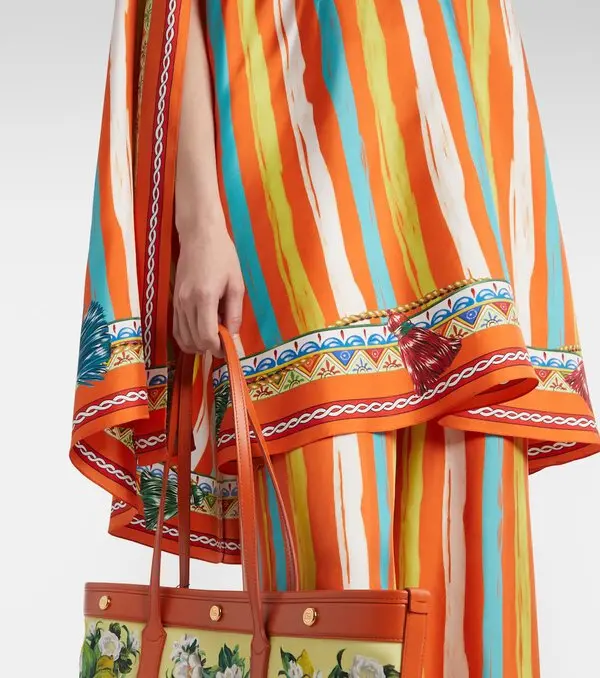 Dolce & Gabbana Oversized Striped Silk Shirt