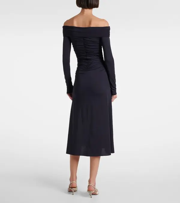 Altuzarra Callie Ruched Jersey Maxi Dress