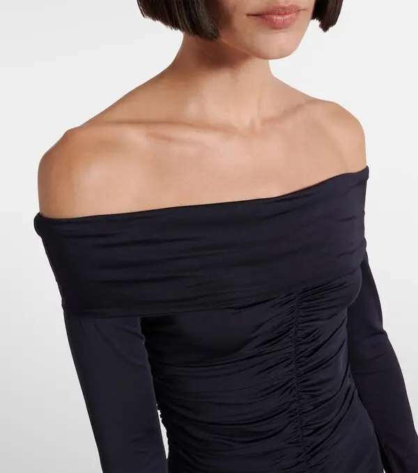 Altuzarra Callie Ruched Jersey Maxi Dress