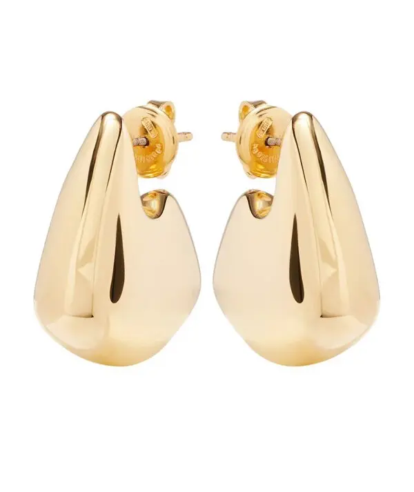 Bottega Veneta Plated Drop Earrings - Gold