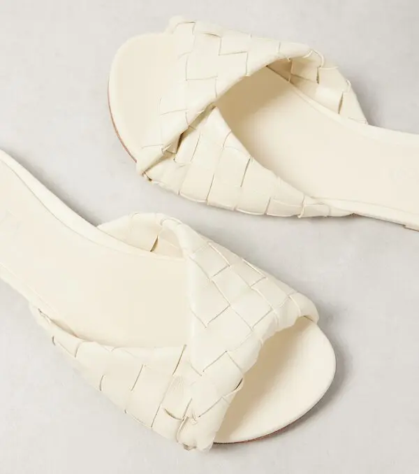 Bottega Veneta Blink Slides - Beige