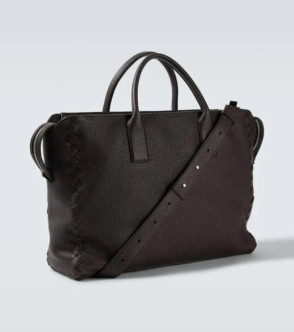 Bottega Veneta Leather Briefcase - Brown