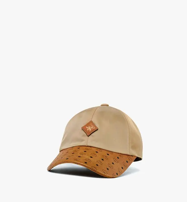 Mcm Classic Cap In Econyl® And Leather - Beige