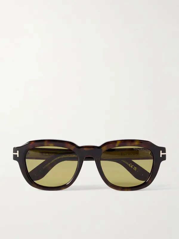 TOM FORD Icon D-frame Sunglasses - Tortoiseshell