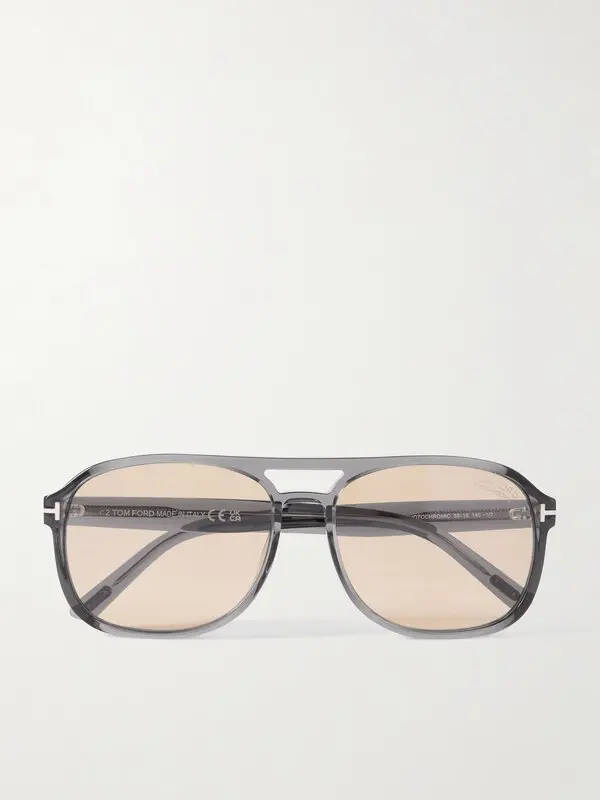 TOM FORD Rosco Aviator-style Sunglasses - Gray