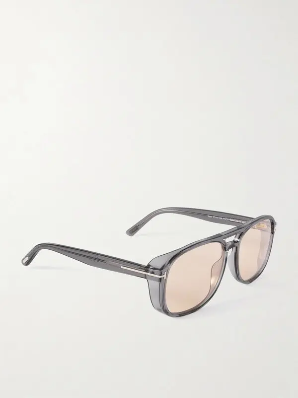 TOM FORD Rosco Aviator-style Sunglasses - Gray